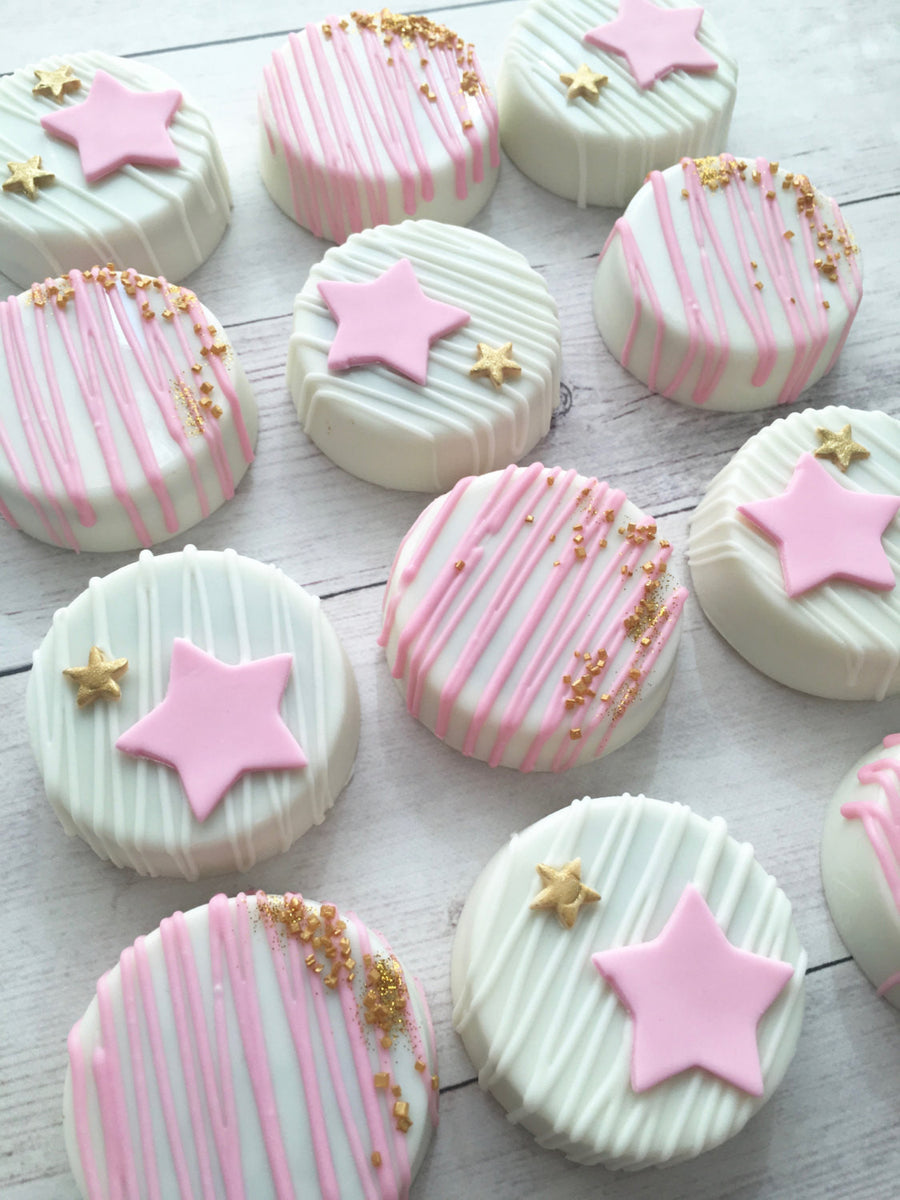 Twinkle Twinkle Little Star Birthday Party Cookies-Chocolate Covered O ...