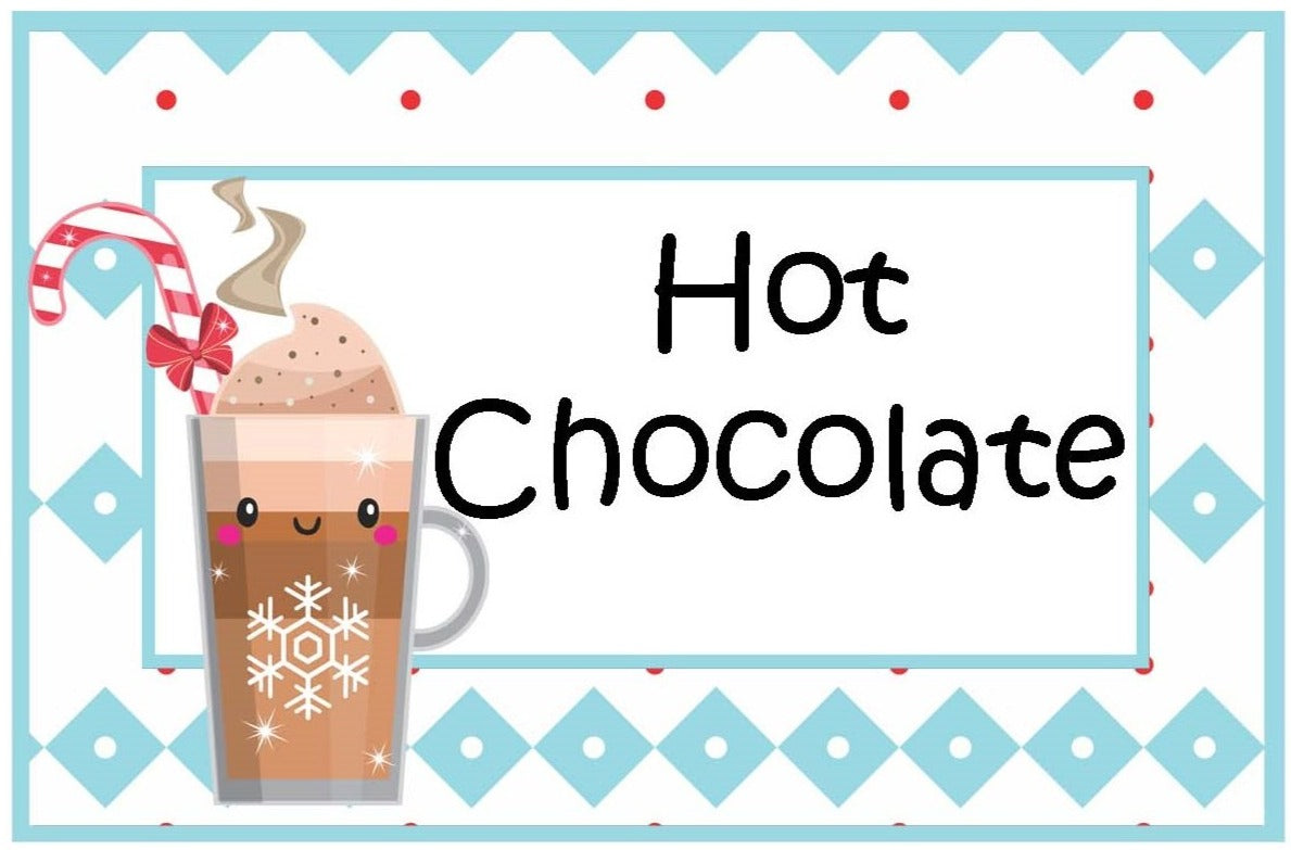 20 Printable Hot Chocolate Food Cards — The Iced Sugar Cookie